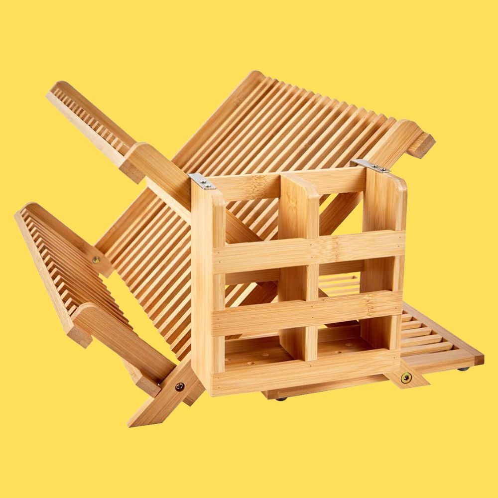 Elevate Your Kitchen Aesthetic With These Trendy Wooden Dish Racks!