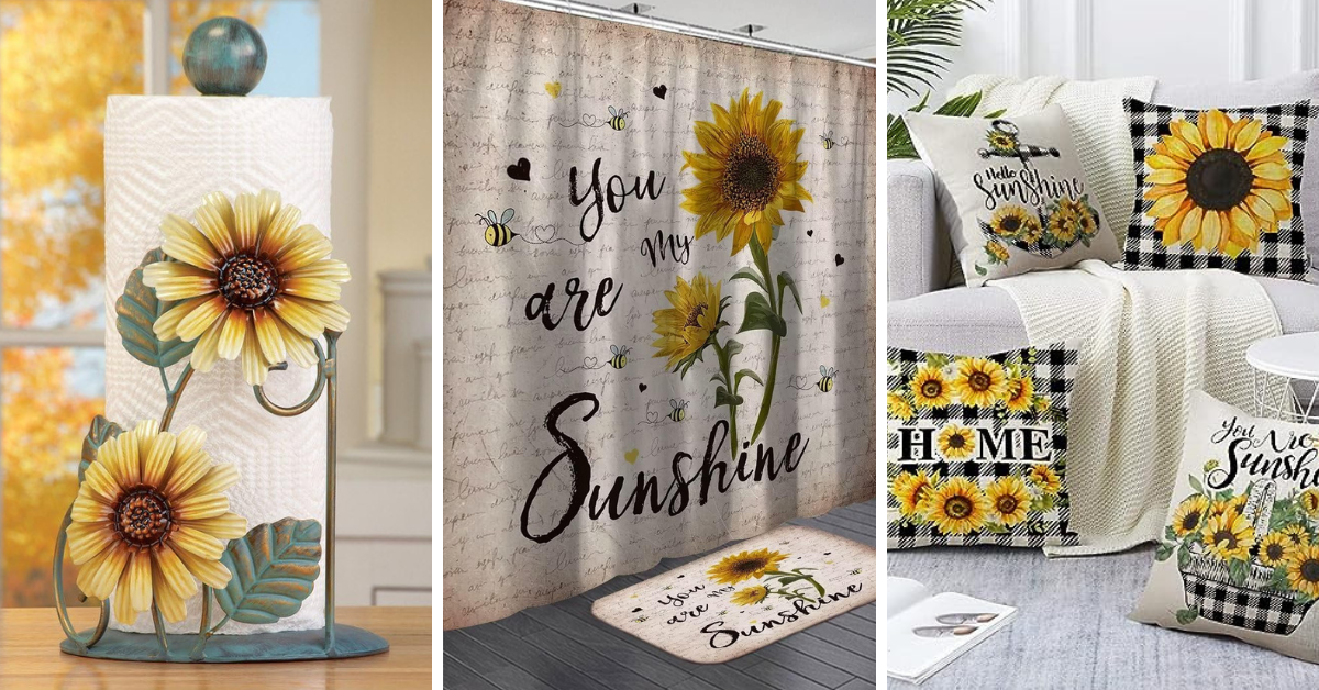 Sprinkle Some Sunshine With Our Top 5 Sunflower Decor Picks!