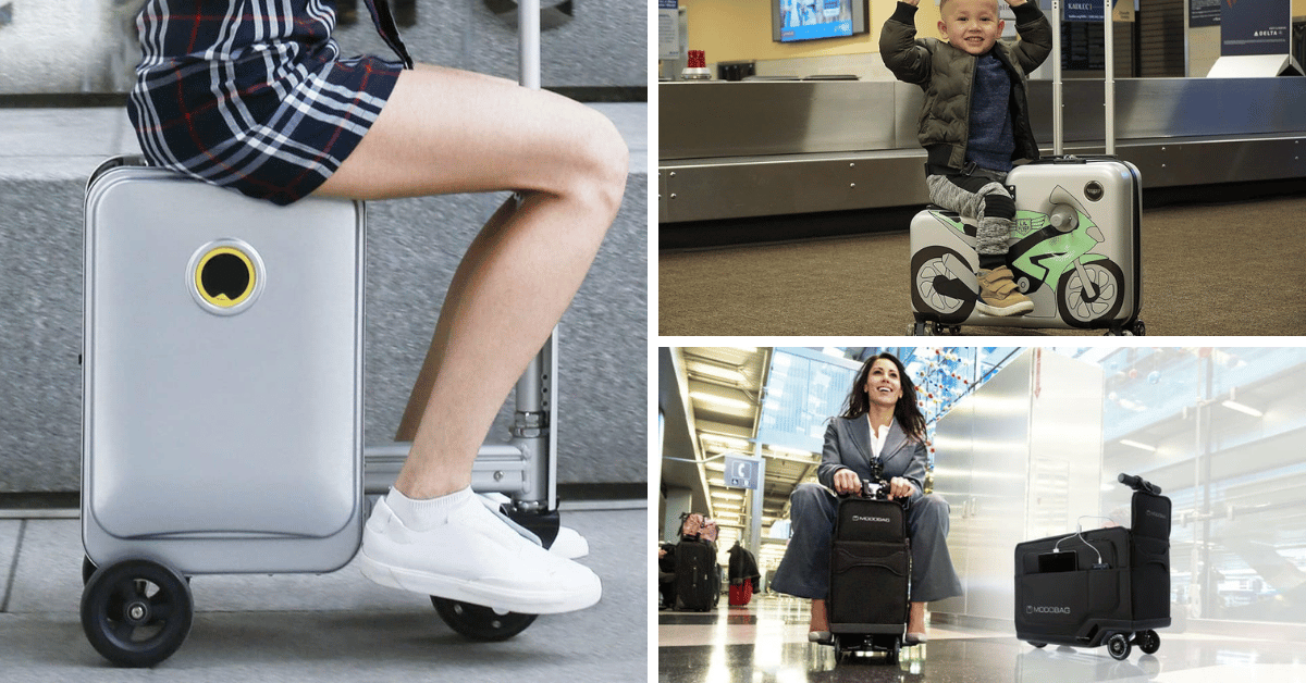 The Top 6 Rideable Luggages For Jetsetters!