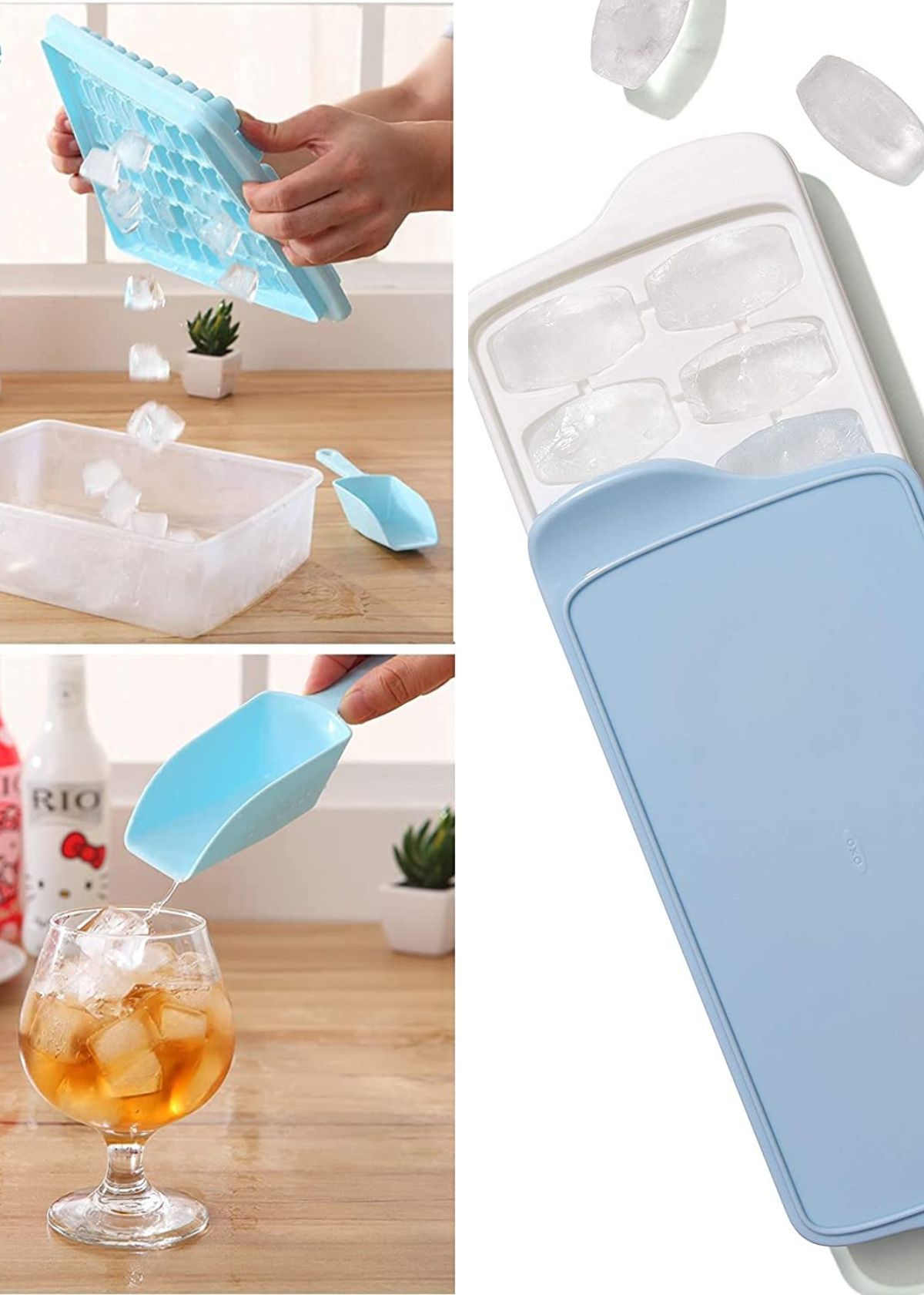 The Perfect Ice Cubes With These 5 Ice Cube Trays With Lids!