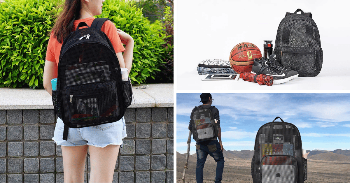 Stay Cool & Stylish With The Best Black Mesh Backpacks!